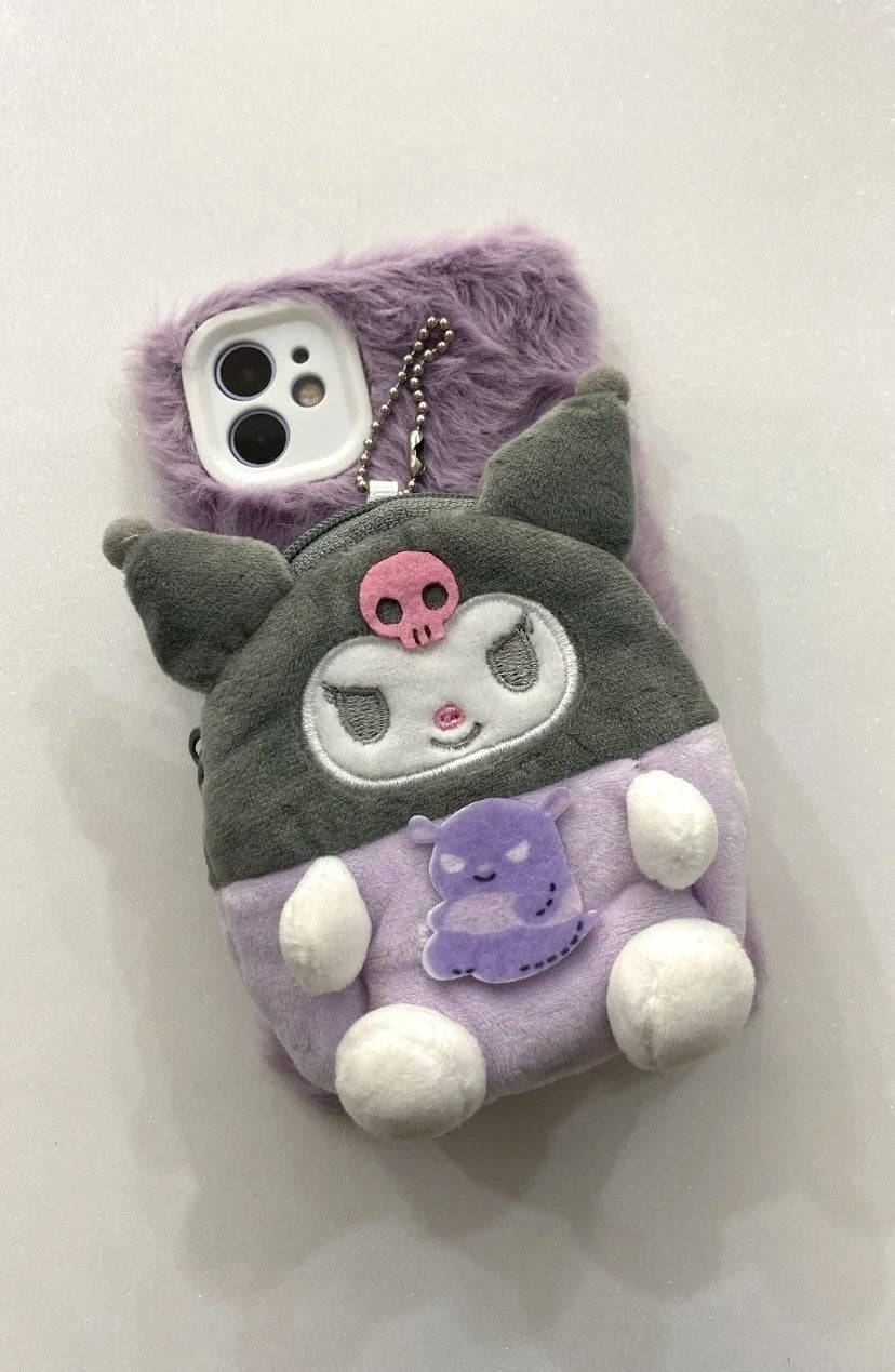 Kuromi furr case – Sickdripzstore